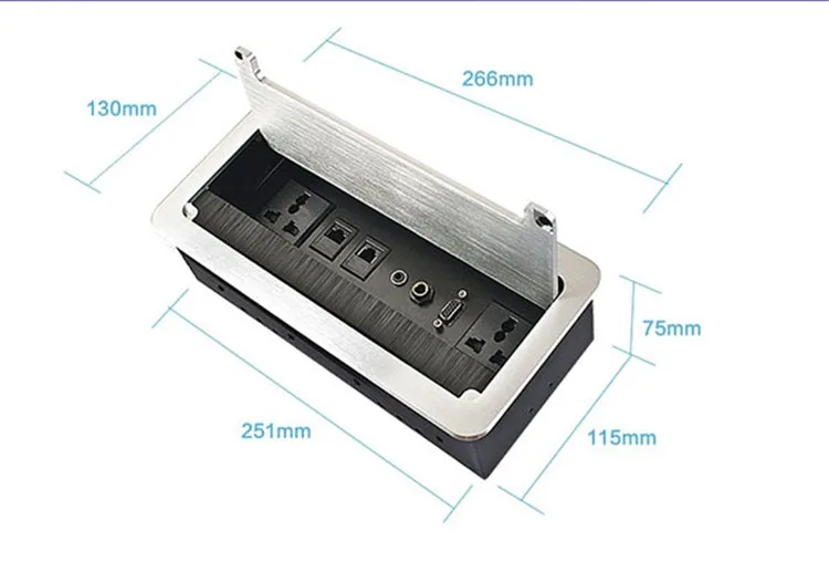 New Design Desk Top Socket With Power Data Tel - Buy Desk Top Socket ...
