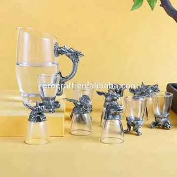 Roro The 12 Chinese Zodiac Shot Glass /liquor Cup Craft Decanter Gift ...