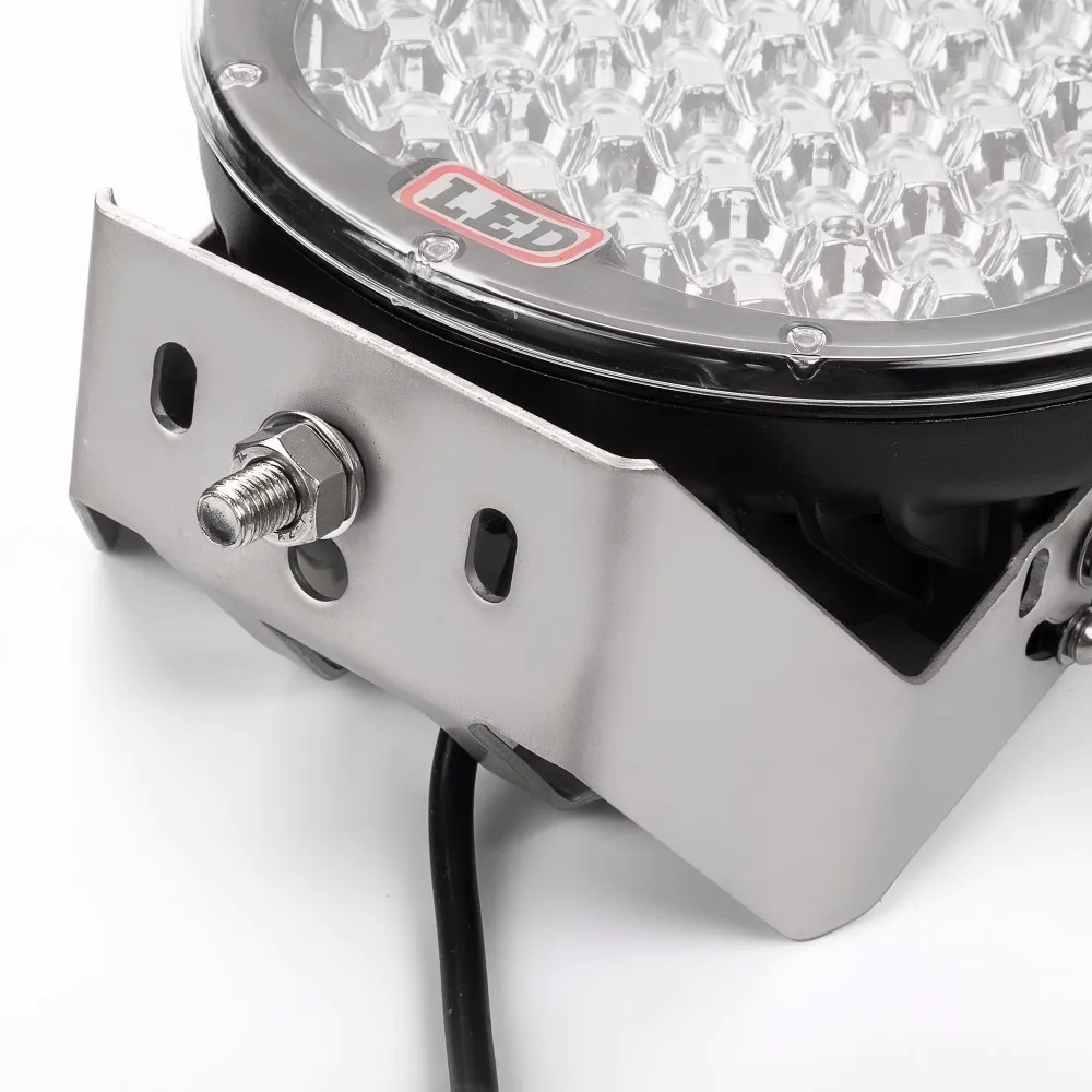 New Round Black Red 9 Inch Led Driving Light,Spot Flood Auto Parts 185w ...