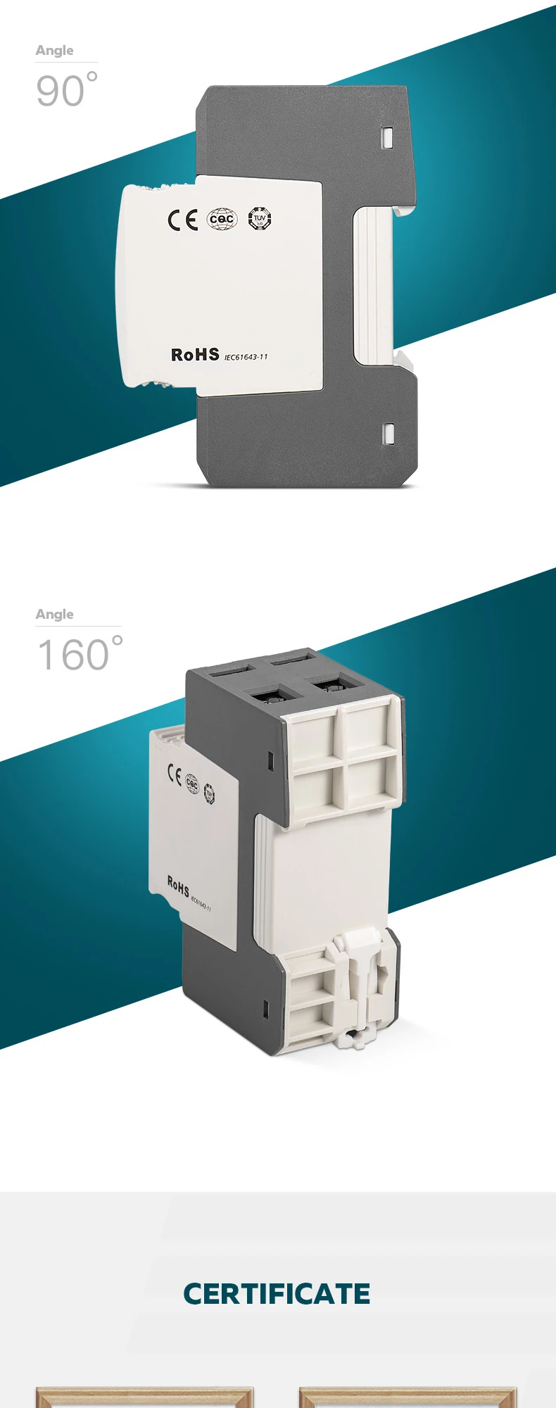 Class I Power AC SPD 20KA 1P+N Surge Protector| Alibaba.com