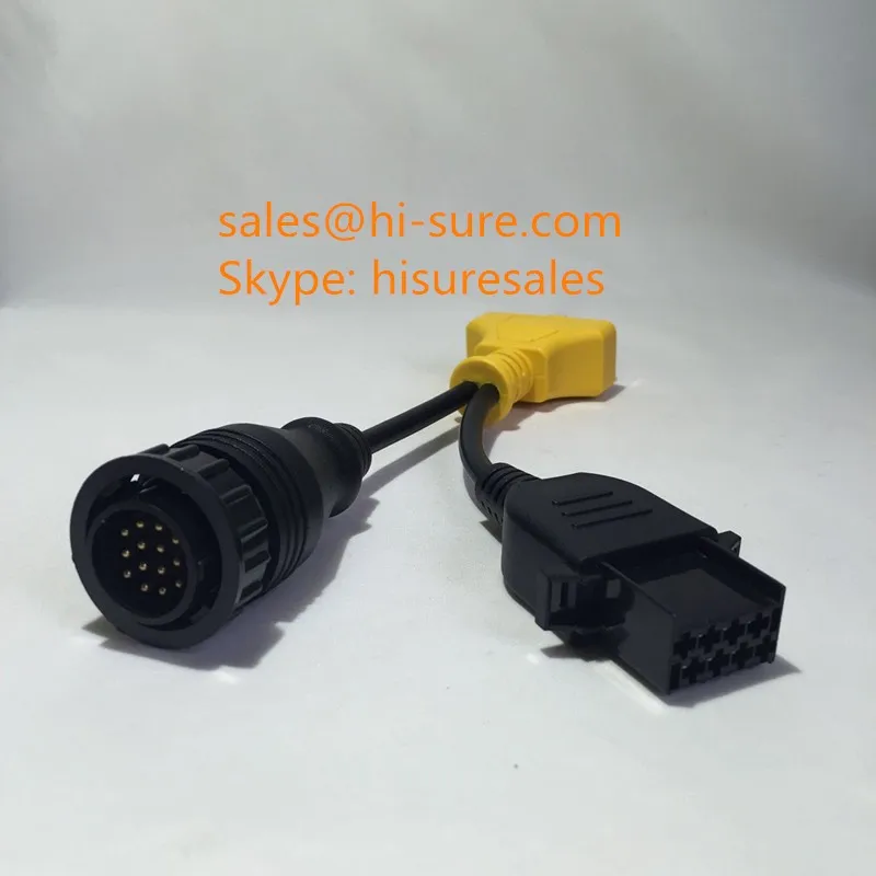 Volvo Obd2 8 Pin 14pin Truck Diagnostic Cable For Volvo Truck - Buy ...