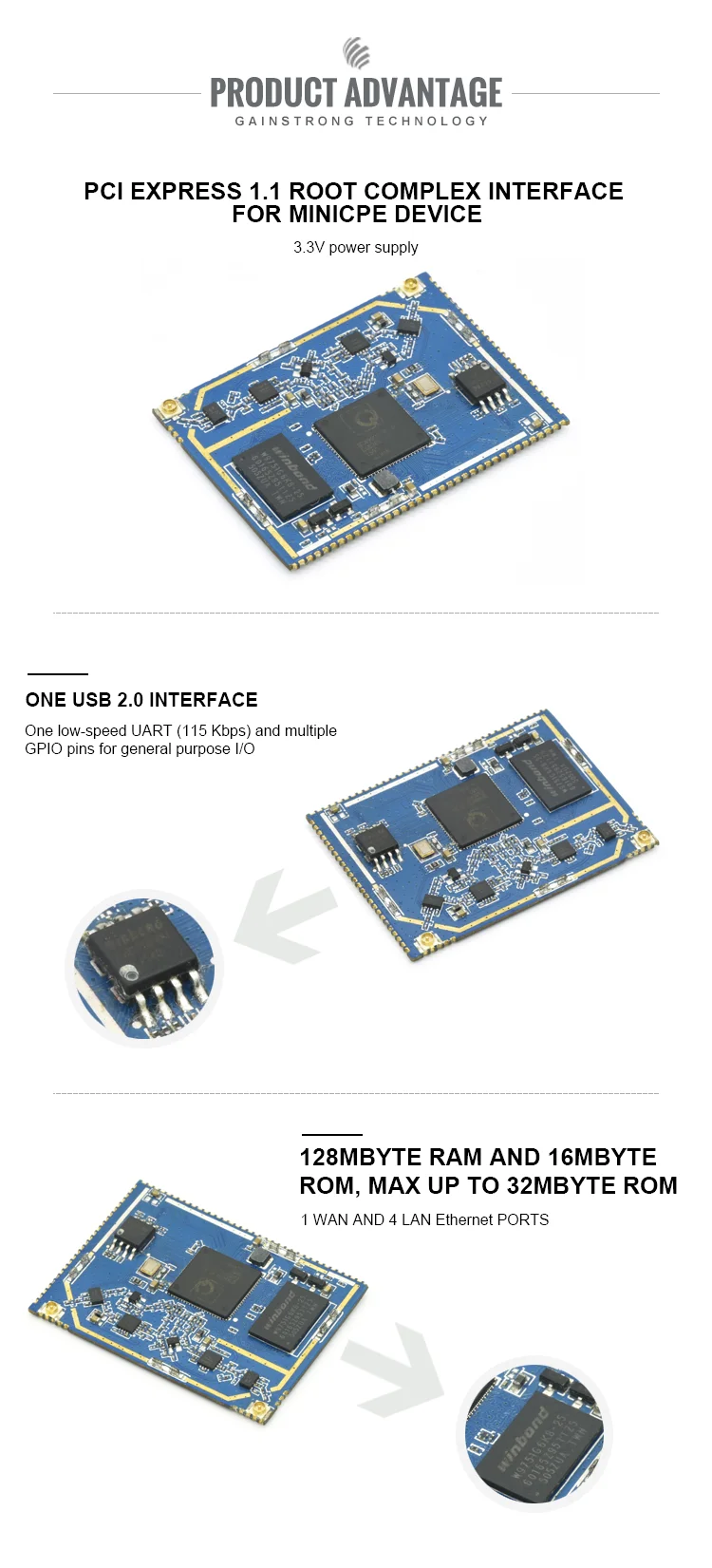 Oem qca9531 qca4531 módulo iot uart usb i2c módulo wifi| Alibaba.com