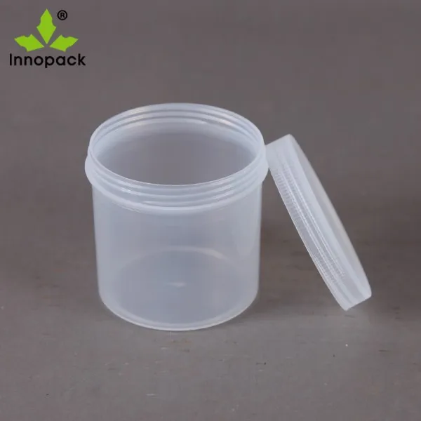 Screw Cap Container 500ml/ 1L pp Jars for Pharmaceutical, Cosmetics and ...