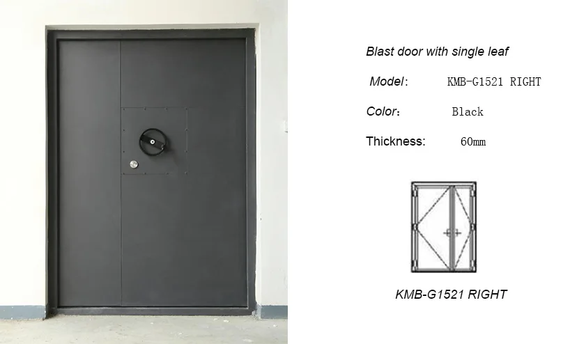 DI'AN Blast Proof Steel Doors - Ultimate Explosion Protection