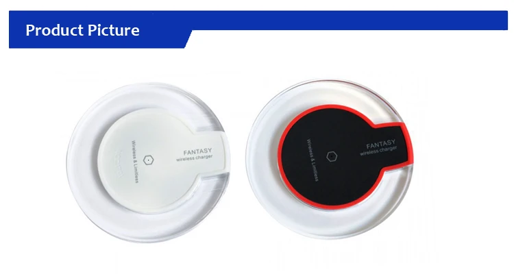 Fcc Rohs Ce K9 Crystal Led Portable Power Charging Pad Qi Fast Cell ...