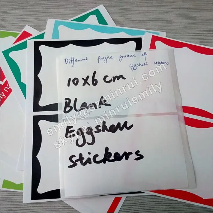 Custom Blank Eggshell Sticker In Sheets Or In Rolls,Custom Blank Vinyl ...