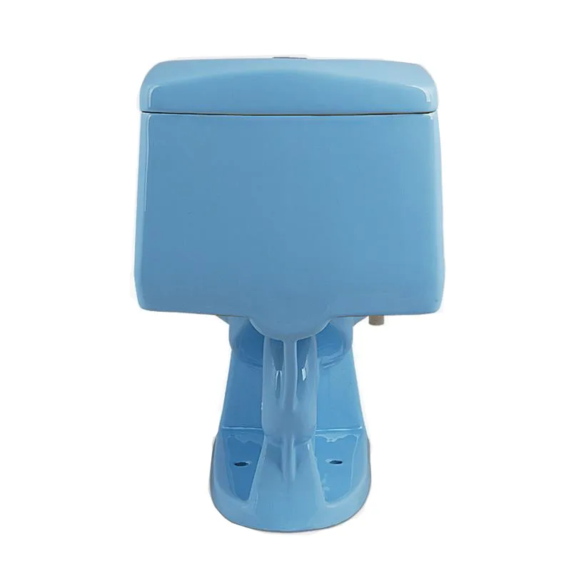 Innovative Ceramic Blue One Piece Toilet #8622 - Modern S-Trap Design ...