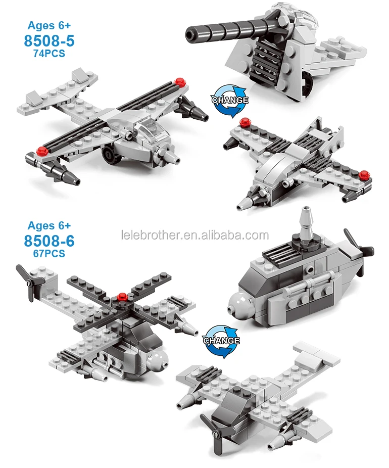 Lele Brother Armed Destroyer Military Warship Model Children ...