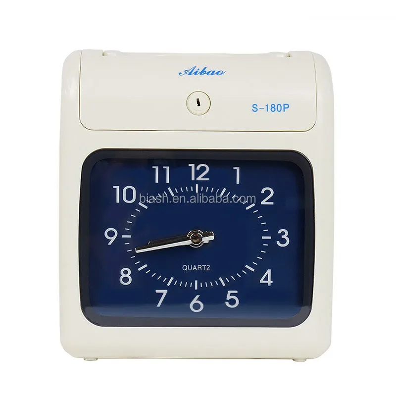 Electronic Punch Card Time Recorder Clock Face Time Clock S-180p - Buy ...
