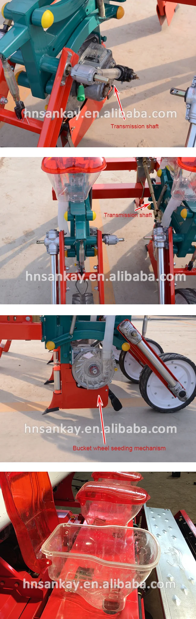 Grain Bean Corn Seed Planter And Fertilizer Drill - Buy Planter And ...
