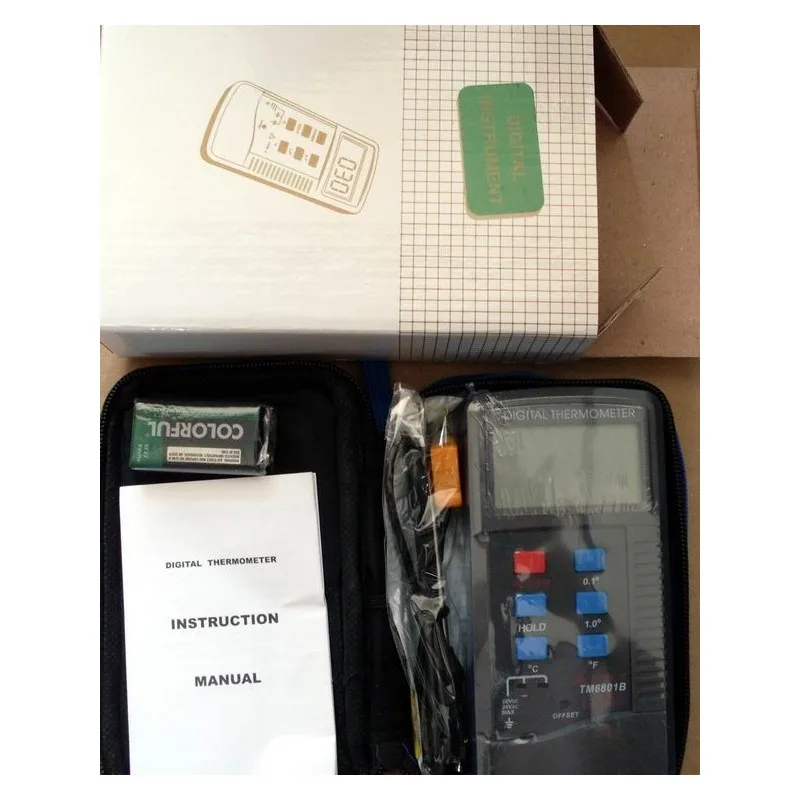 Tm6801b Digital Thermometer Single Channel Thermocouple With Software ...