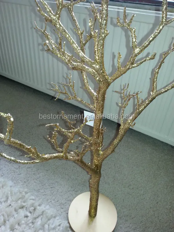 Silver and Gold Manzanita Trees for Wedding Wishing