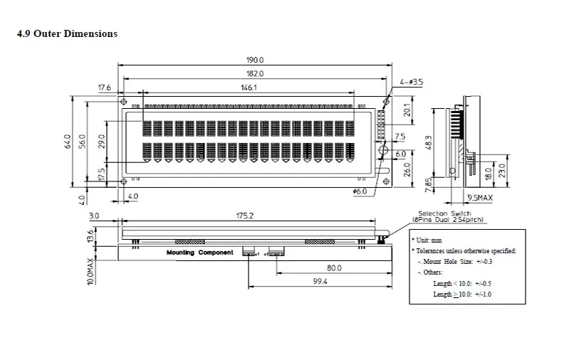 20x2 Dot Vfd Display 20ld203da14u 20l203da12 Display Screen - Buy Vfd ...