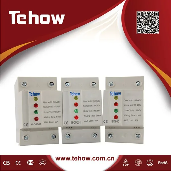 Over Under Voltage Protection Device 25a - Buy Indicators,Single Phase ...