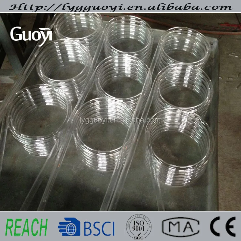 Spiral Quartz Glass Tubing/clear Quart Glass Coil Tube/ Quartz Helix ...