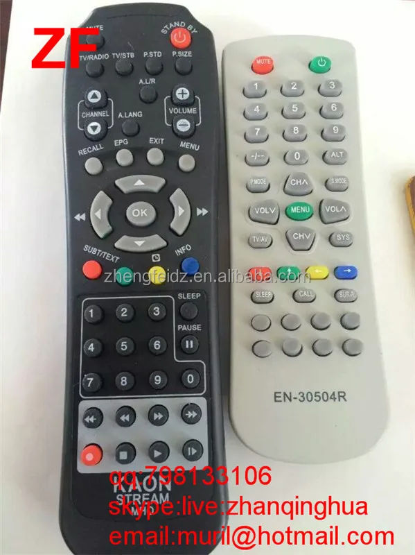 Black 45 Keys Kaon Stream Mho Remote Control Gray 33 Buttons En-30504r ...