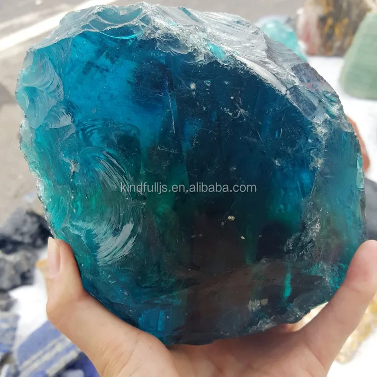 Natural Glass Rough Stones Transparent Crystal Stones - Buy Natural ...