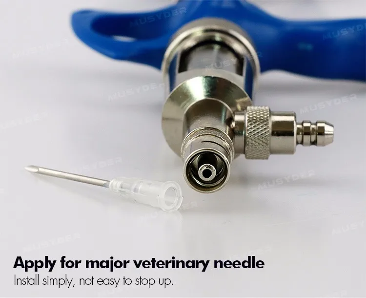 2ml Syringe Adjustable Vaccine Syringe Gun For Animal - Buy 2ml Syringe ...