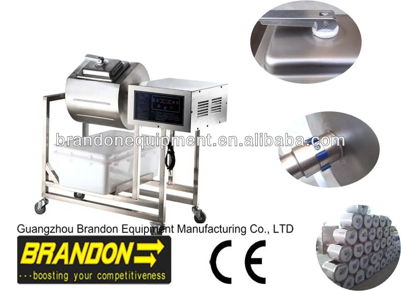 Chicken Meat Marinated Machine With Timer Control - Buy Meat Marinating ...