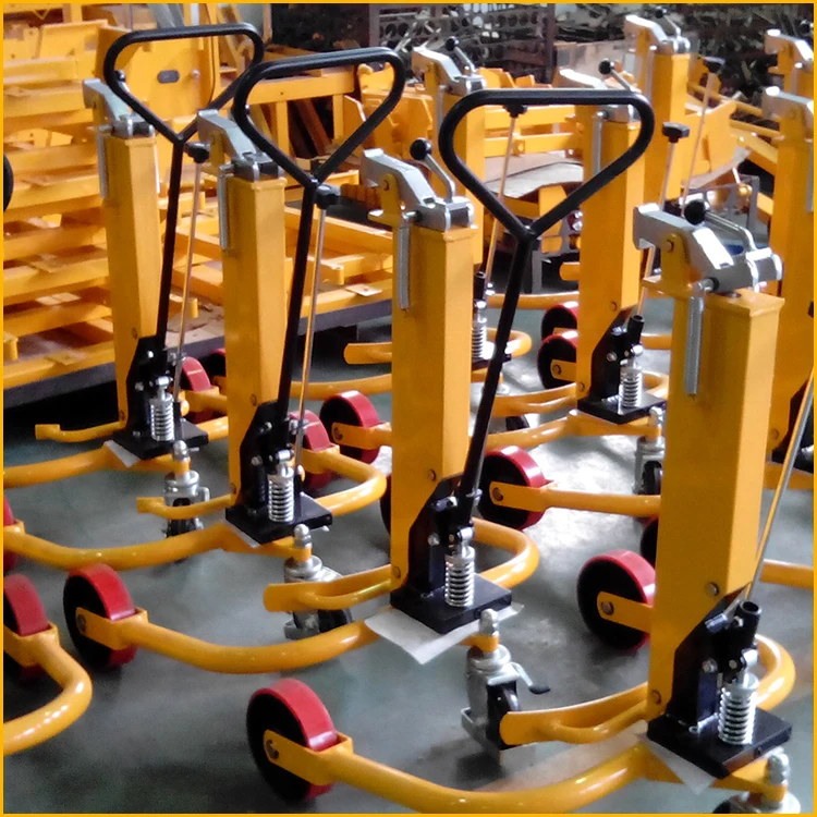 Drum grabber forklift| fiber drum lifter