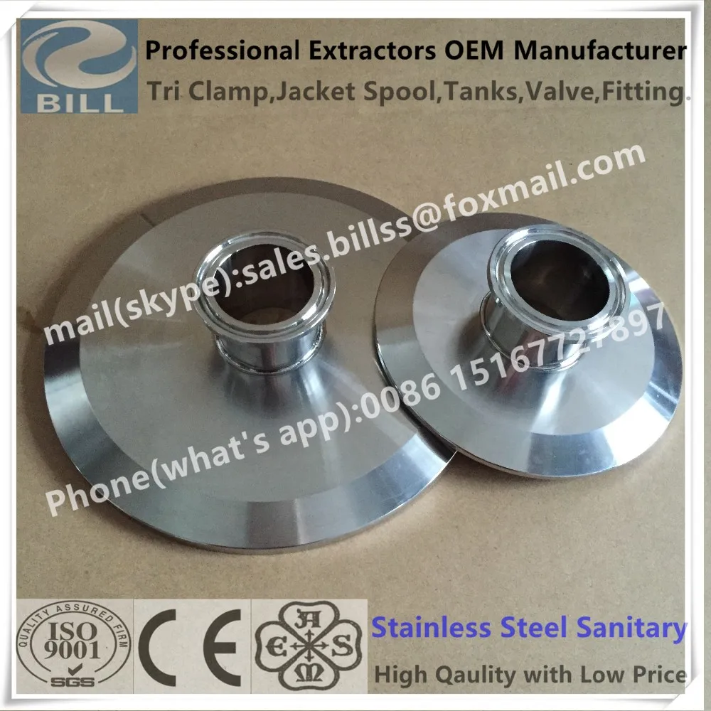 Stainless Steel Flat Tri Clamp Flat Lid With Dip Tube Use For Closed ...