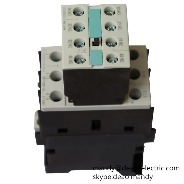 Siemens Dc 24 V Contactor,3rt1026-1bb44-1aa0,3-pole,2 No + 2 Nc ...