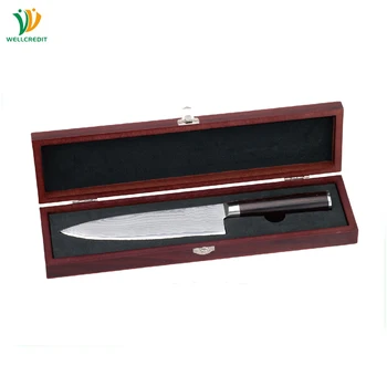 8inch Chef Knife Wooden Box Package 8inch Damascus Chef Knife With ...