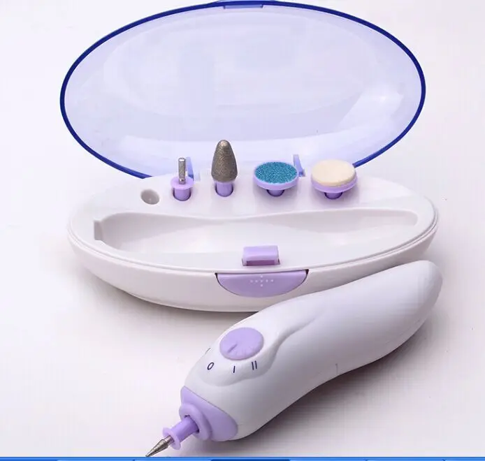 Ce&rosh Portable Electric Manicure Pedicure Set Batteries Operated Nail ...