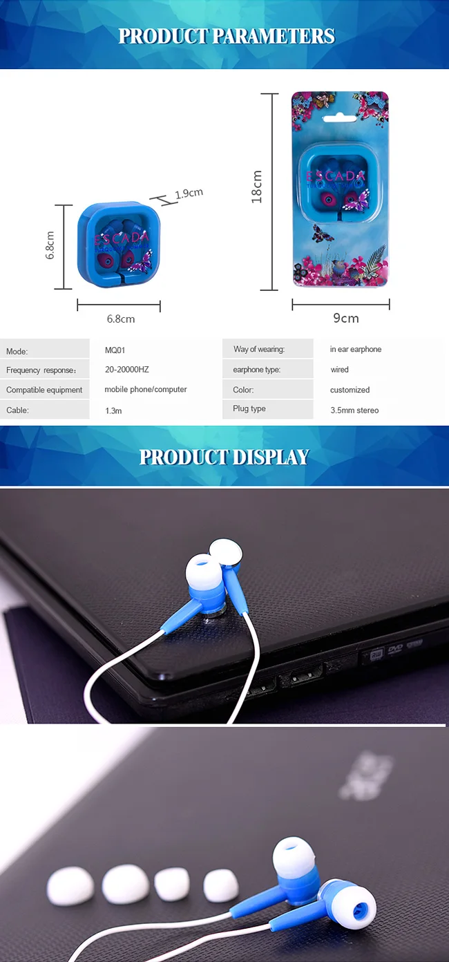 New Products Free Sample Easy To Print Custom Logo Earphone - Buy ...