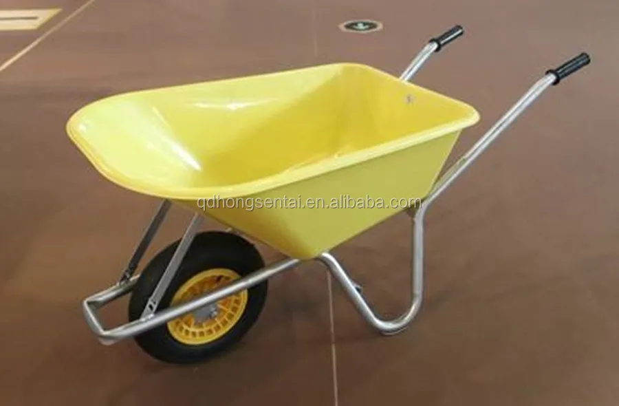 90 Liter Garden Yellow Plastic Bucket Wheelbarrow Wb5007p - Buy Garden ...