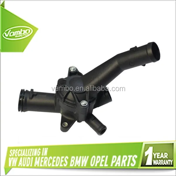 高性能自动冷却液零件橡胶水法兰恒温器 Hosing 07k121115c，07 K 121 115c,07 K 121 115 C 适用于大众 ...