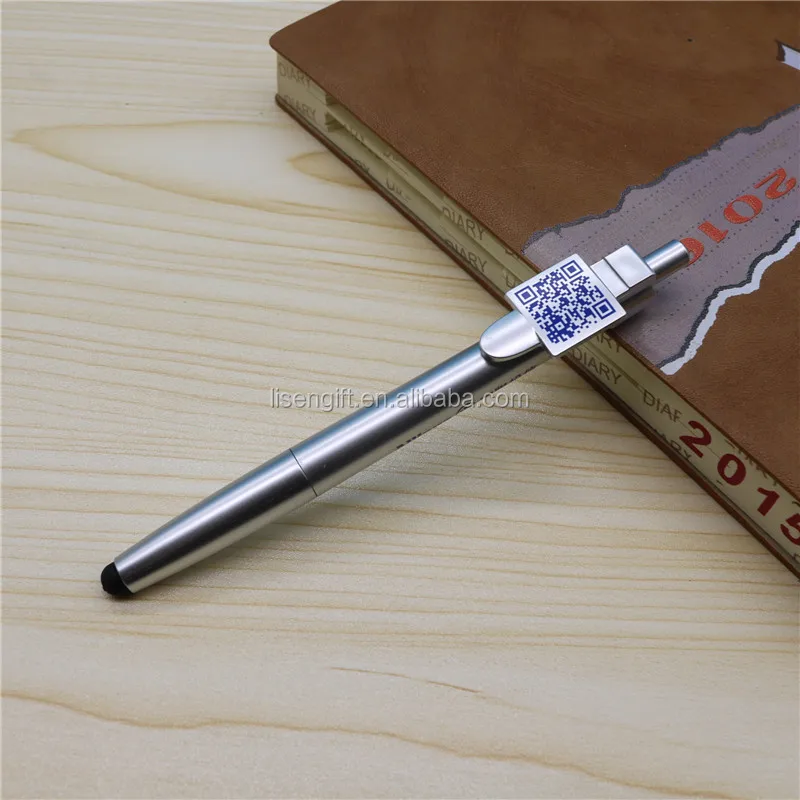 Promotional Plastic QR Code Pen with Stylus - Lisen