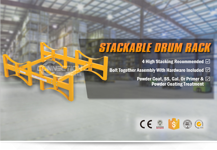 Stackable Drum Racks - Heavy Duty Oil Drum Storage Solutions