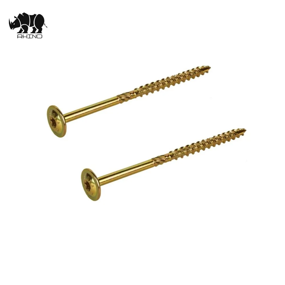 Torx Head (t30) Wood Thread Type Zinc Plated Construction Lag Screws ...
