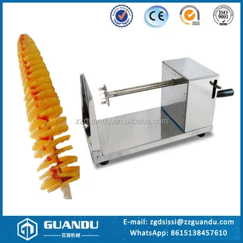 Electric Potato Spiral Cutting Machine / Potato Cutter Machine Spiral ...