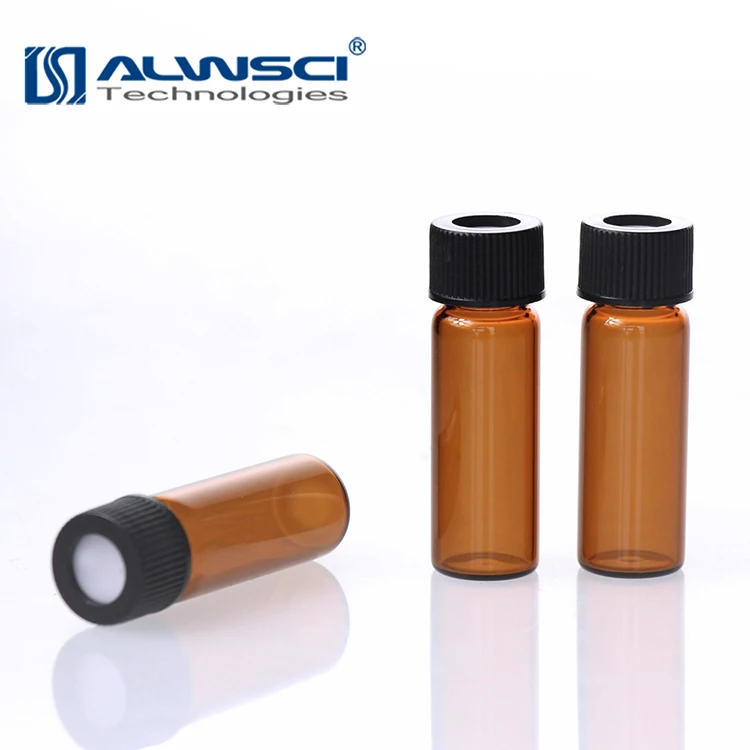 4ml Screw Thread Amber Glass Vials - Buy 4ml Screw Neck Vial,4ml Glass Vial,Sample Vials Product ...