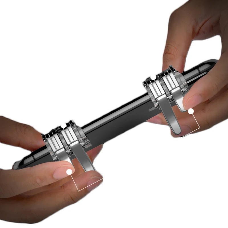 1pair W6 New Six-finger Phone Gaming Trigger L1 R1 Shooter Controller ...