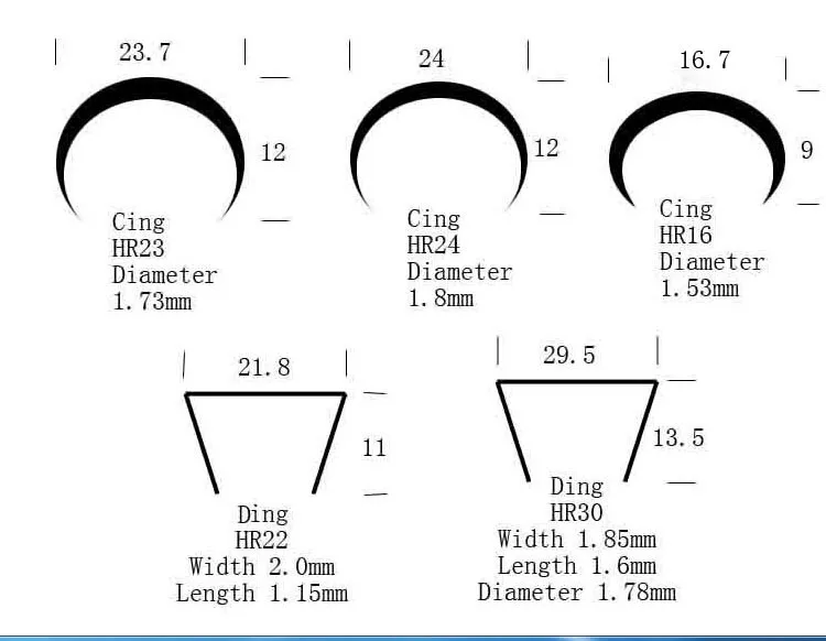 Hlwj Manufacturer Directly Export Hog Ring C-ring For Sofa Diameter 1 ...