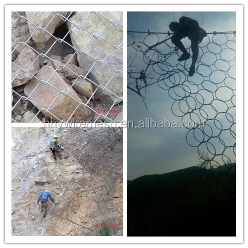 AAA Slope Stabilization Mesh System - Rockfall Protection