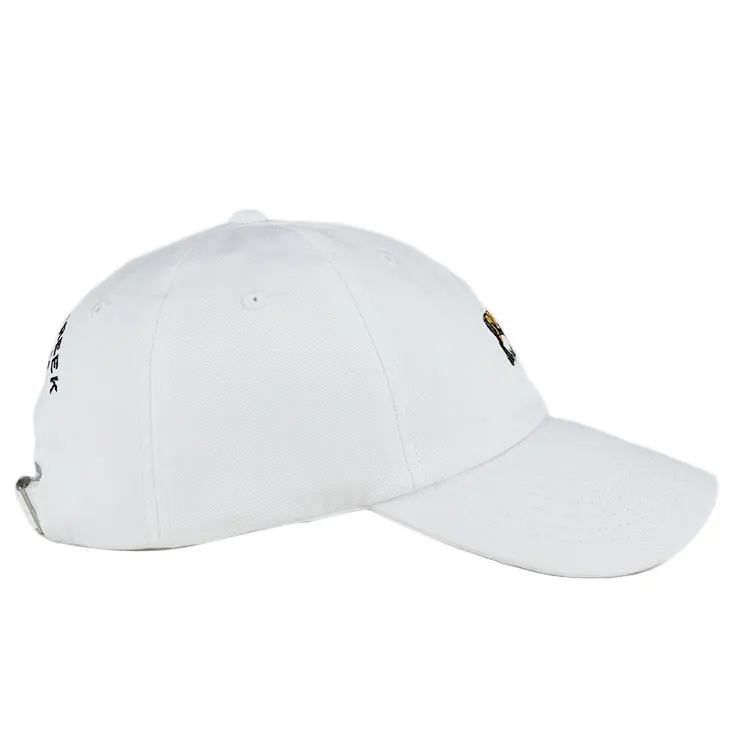White Blank Plain Baseball Cap With Your Own Design Logo Cotton Cheap ...