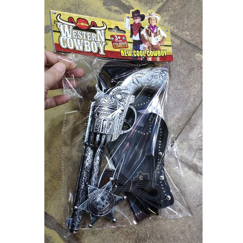New Cool Western Cowboy Plastic Toy Gun Play Set - Buy Plastic Kids Boy ...