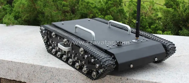 Portable RC Tank Chassis Robot Undercarriage - 12V Motor