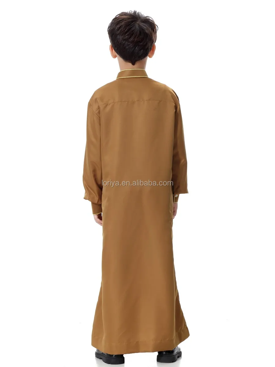 Modern Islamic Children Clothing In Stock Saudi Boy's Kaftan Thobe ...