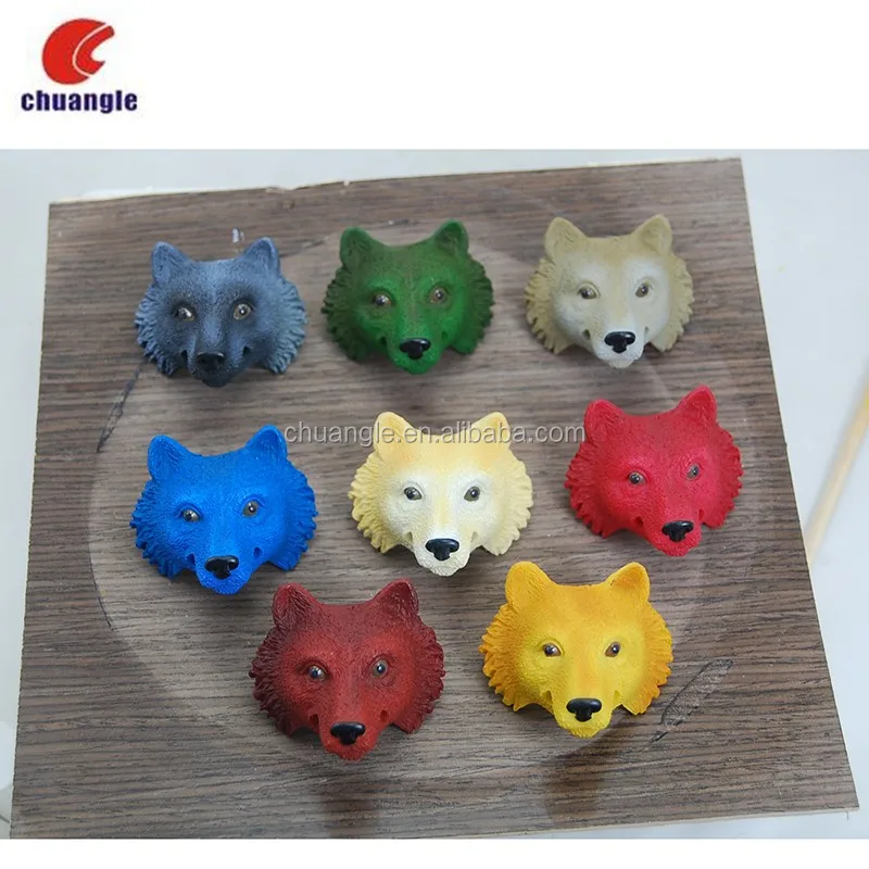 Customize Resin Wolf Head Crafts,Colorful Resin Wolf Head - Buy Resin ...