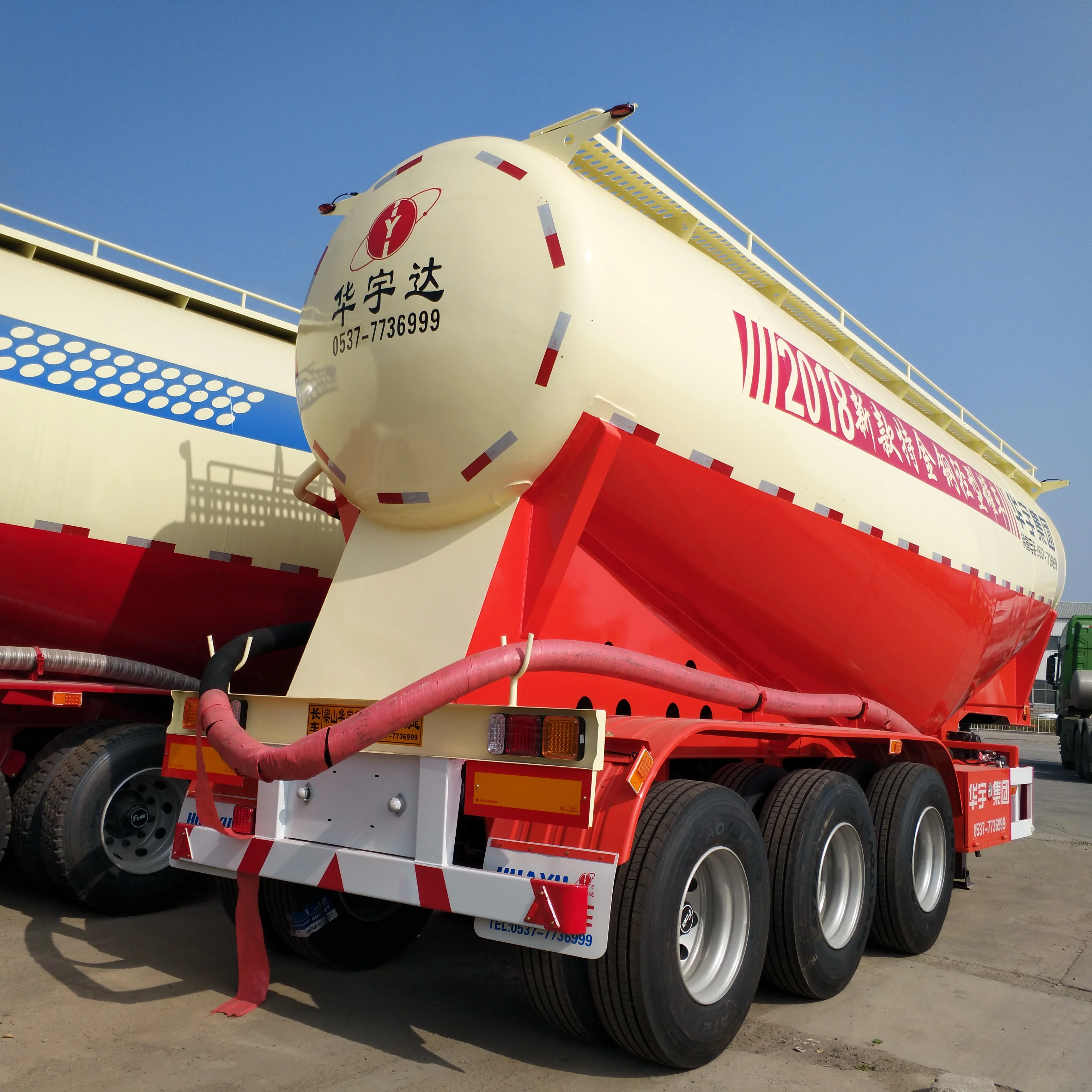 Hot Sale 50cbm Dry Bulker Semi Trailer/Bulk Cement Semi Trailer - My ...