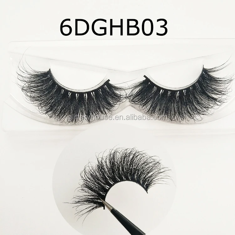 Super Fluffy Mink Fur Lashes Extra Dramatic Long Thick Curl Eyelashes ...
