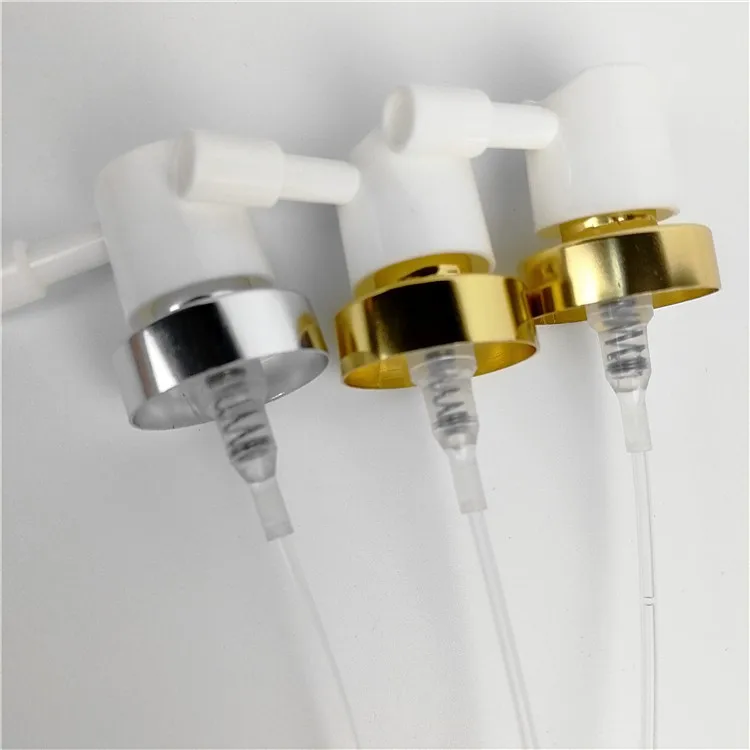 18mm 20mm Aluminum Collar Shiny Silver Gold Perfume Crimp Pump Sprayer Plastic Cosmetic Mist ...