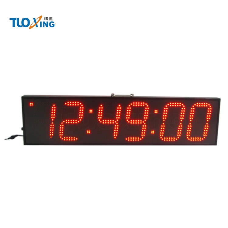 Hot Sale 8 Inch 6 Digits Large Double-sided Led Countdown Timer Clock ...