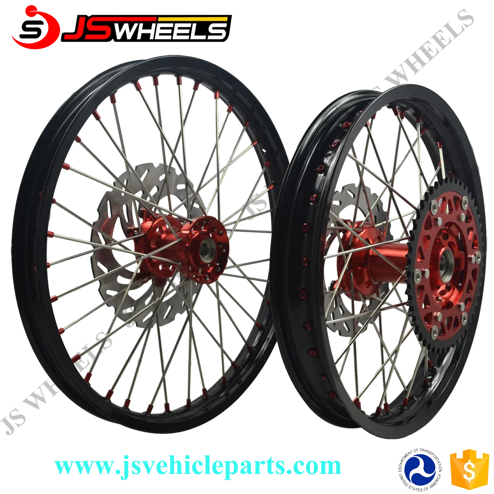 19inch Racing Sport Motorcyle Alloy Rear Wire Wheels With Aluminum Hubs ...