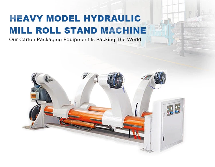 For Paper Roll Corrugated Cardboard Machine Hydraulic Shaftless Paper ...
